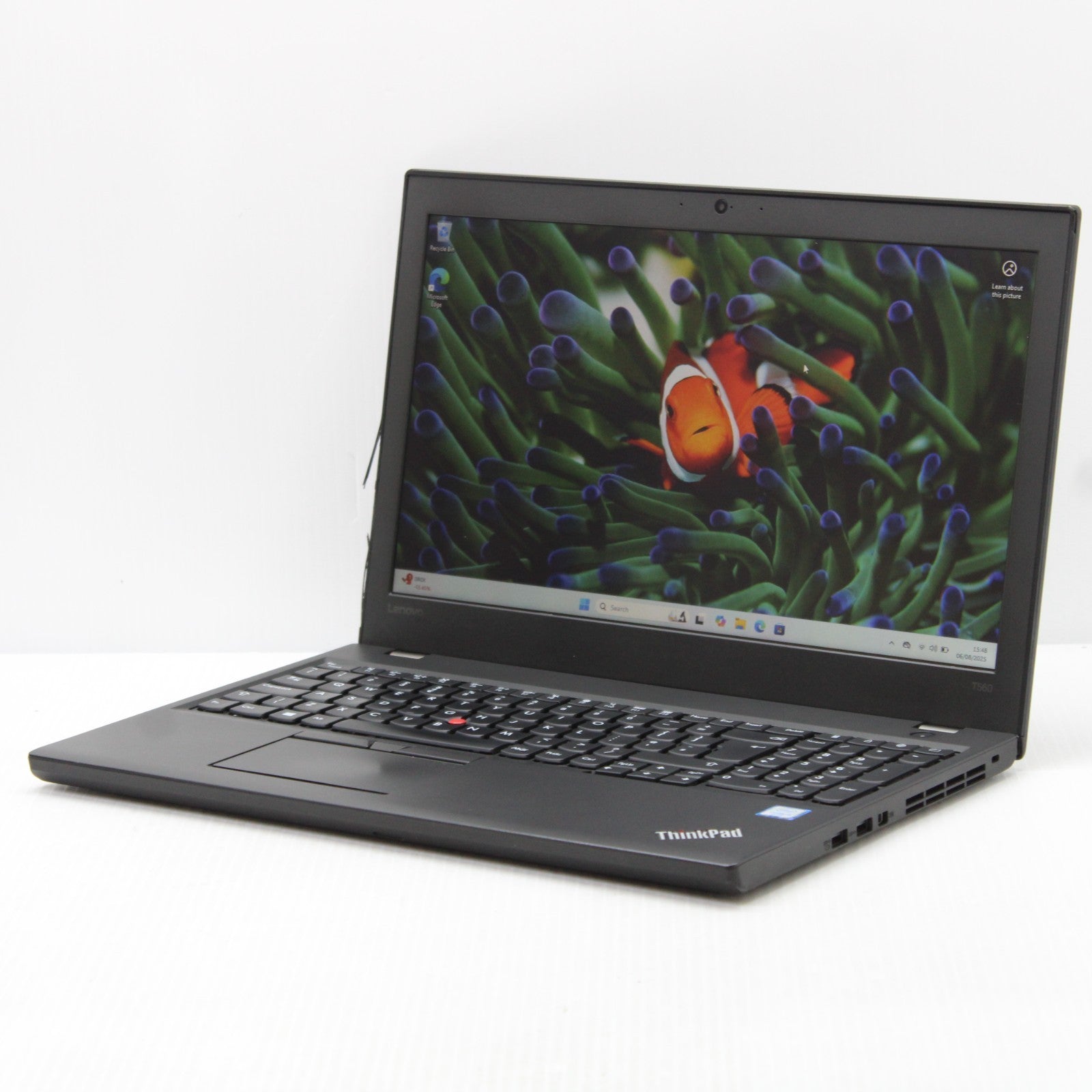 Lenovo ThinkPad T560 Windows 11 15" HD Laptop Intel Core i5 6300U 8GB ...
